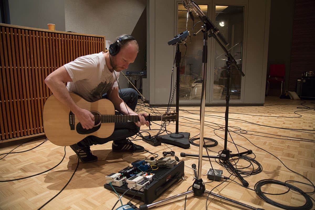 The Rural Alberta Advantage perform in The Current studio