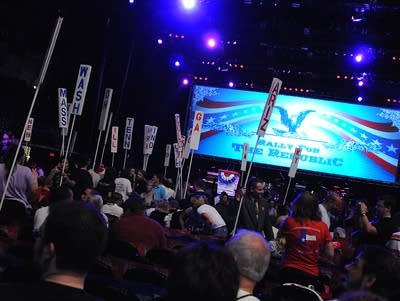Slideshow: Ron Paul rally at the Target Center | MPR News