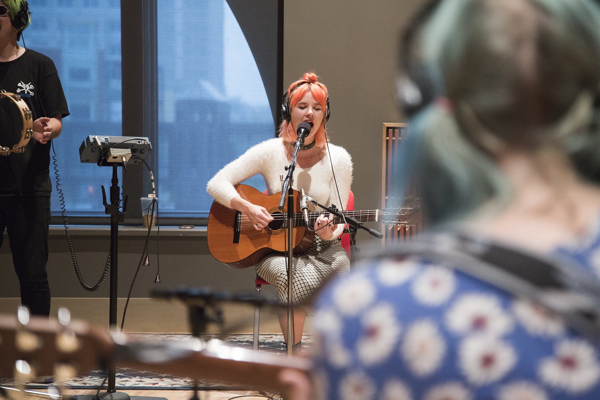 Bleached perform live in The Current studio, remember Prince