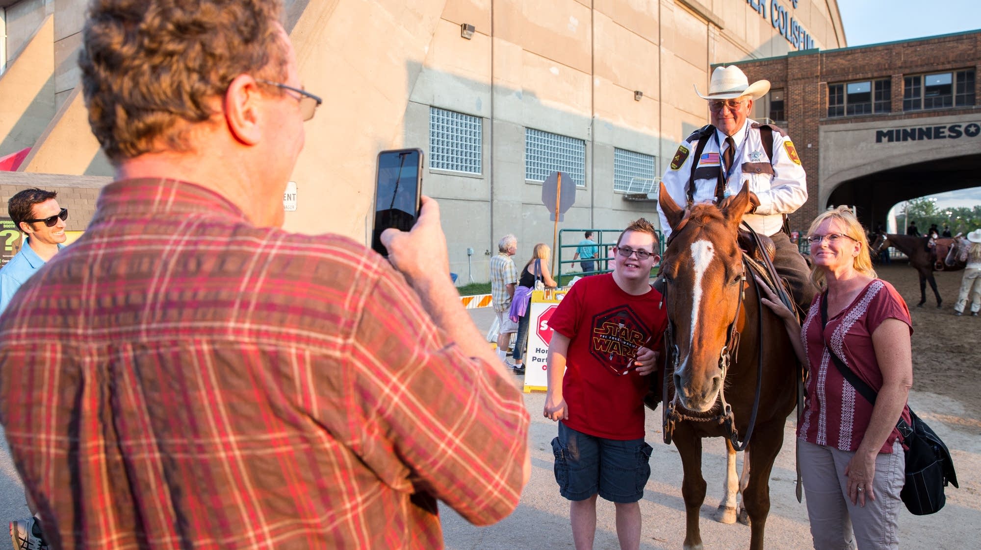 Photos: As afternoon fades to evening, the State Fair glows | MPR News