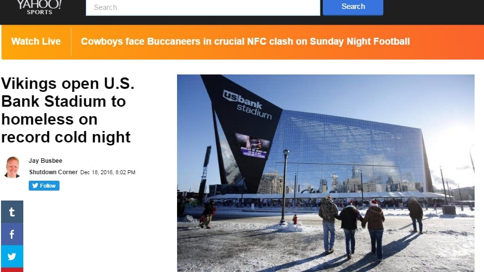 Attempt to spread fake news about Vikings, homeless backfires on Mpls ...