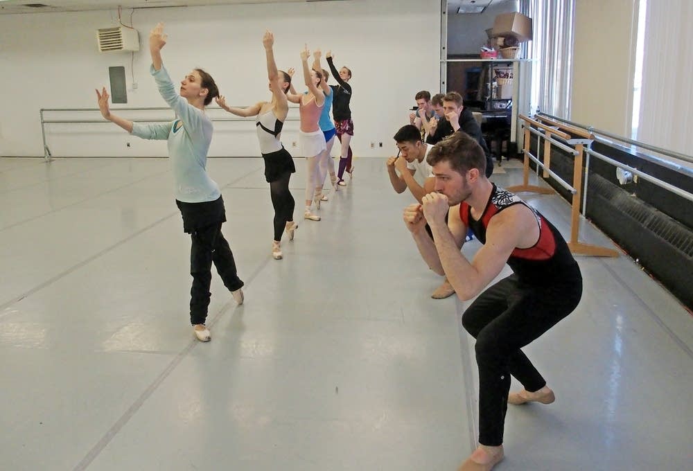 St. Paul Ballet dances a duet with boxing gym | MPR News