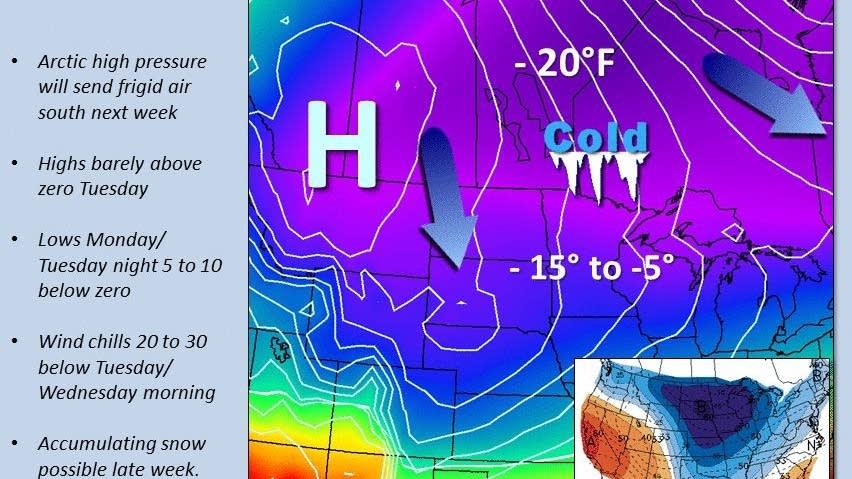 Season’s coldest air, 6 sub-zero nights ahead | MPR News
