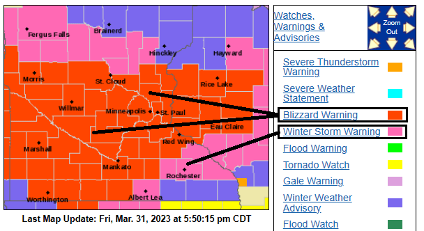 Blizzard warning Friday night into early Saturday; heavy snow, strong ...