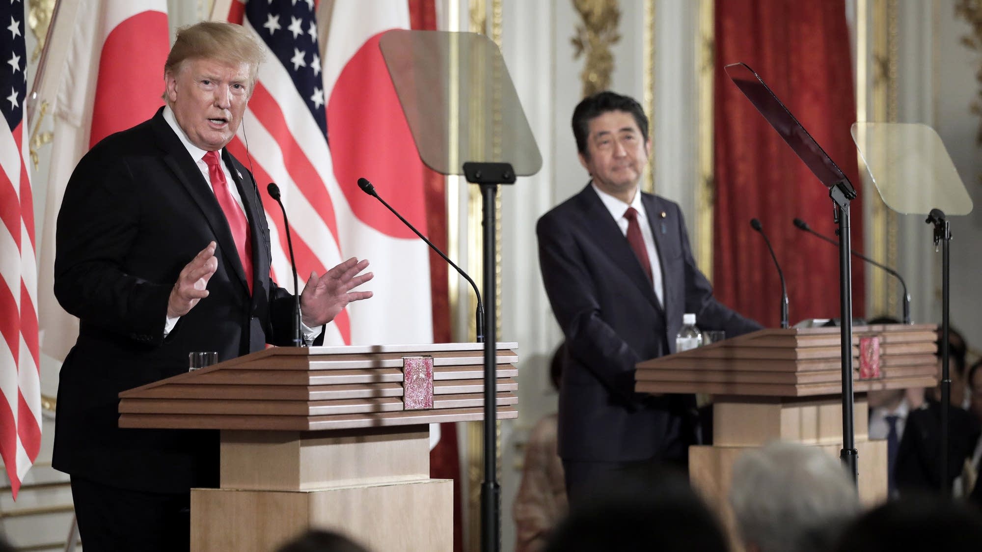 Trump in Japan: Pomp and tense circumstance | MPR News