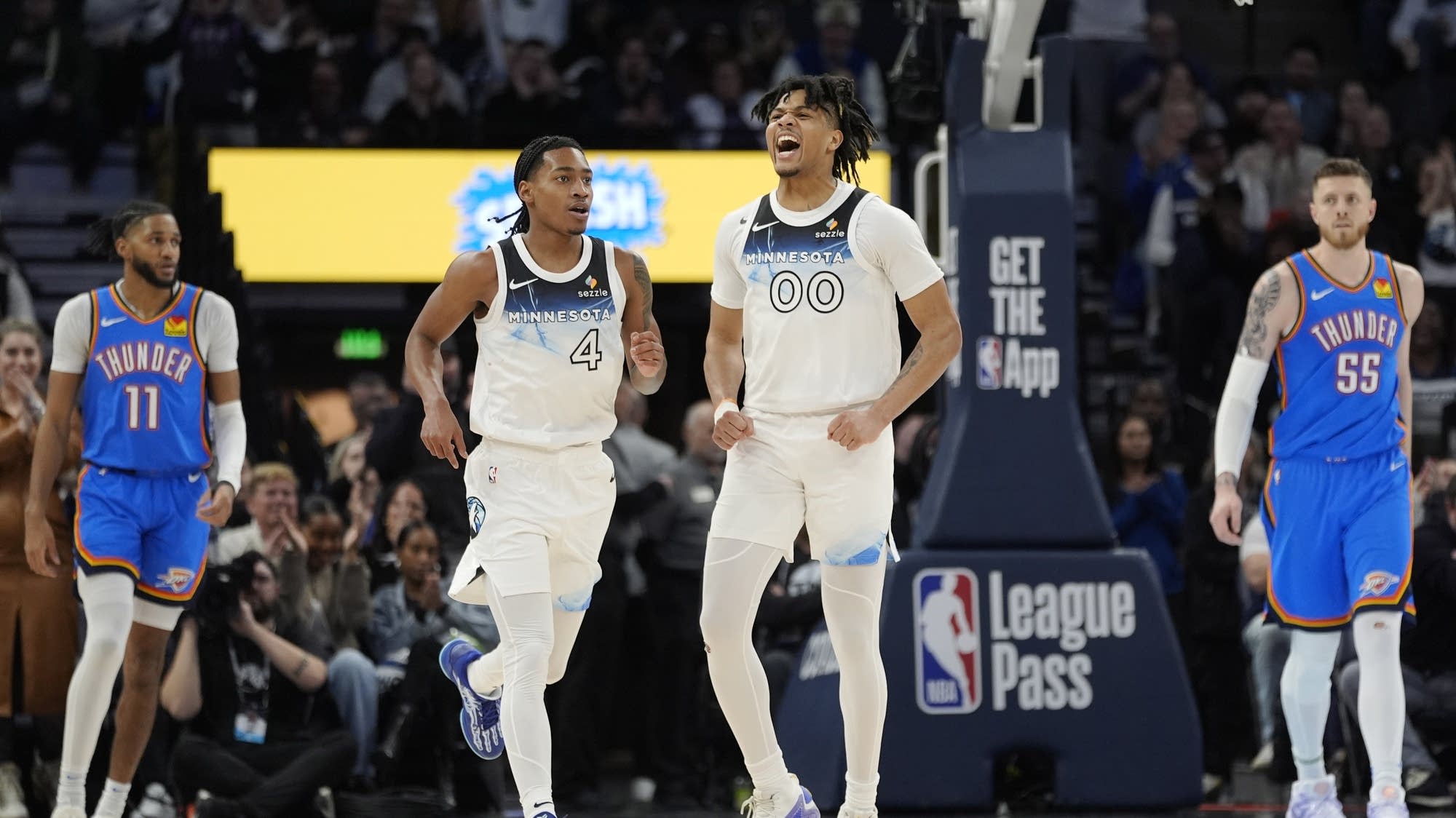 Timberwolves use timely performances from rookies Shannon and ...