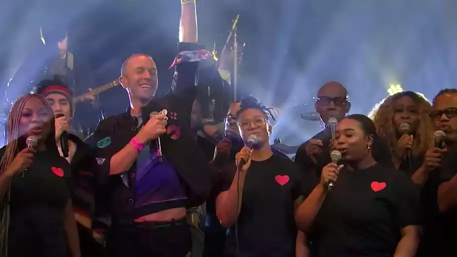 Watch: Jason Max Ferdinand Singers join Coldplay on 'SNL'