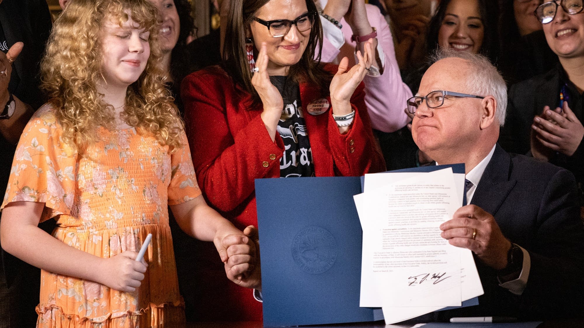 Walz moves to protect those seeking gender-affirming care | MPR News