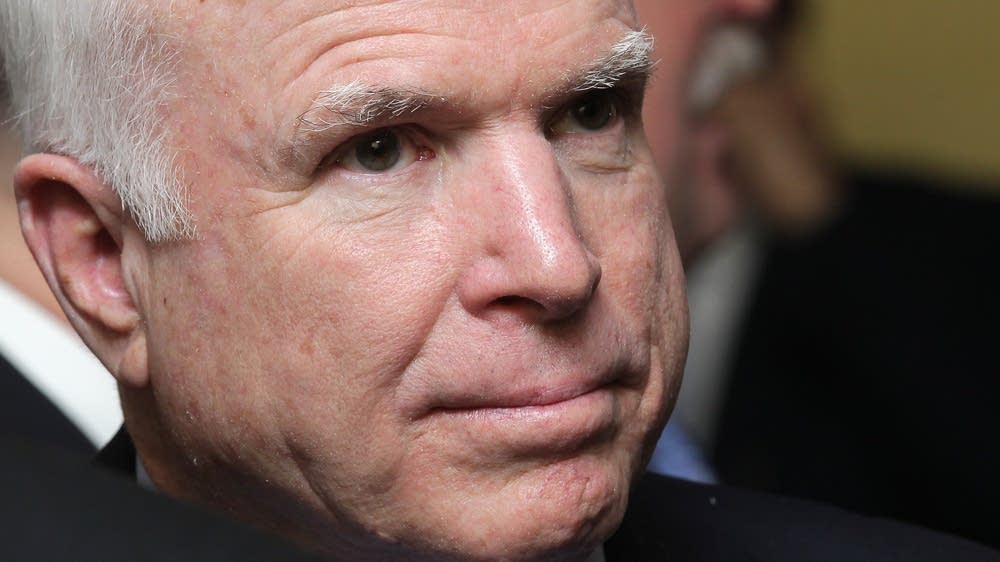Sen. McCain diagnosed with brain tumor after clot is removed | MPR News