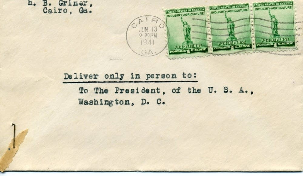 Envelopes and cards sent to the Roosevelt White House | APM Reports
