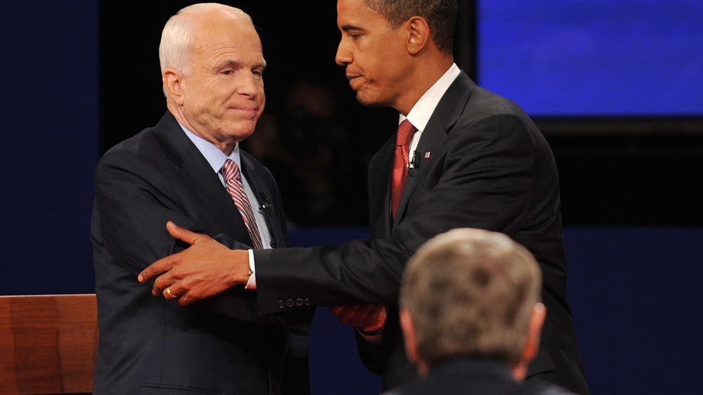 Obama, McCain argue over war, taxes in 1st debate | MPR News