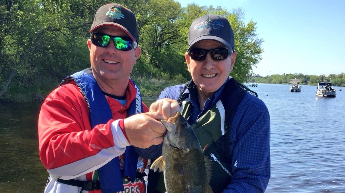 Dayton catches 1 bass in Minnesota's fishing opener | MPR News