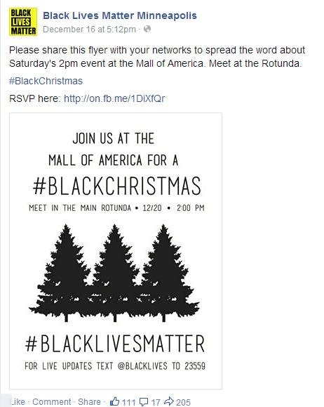 Can Bloomington prosecute mall protest leaders for Facebook posts ...