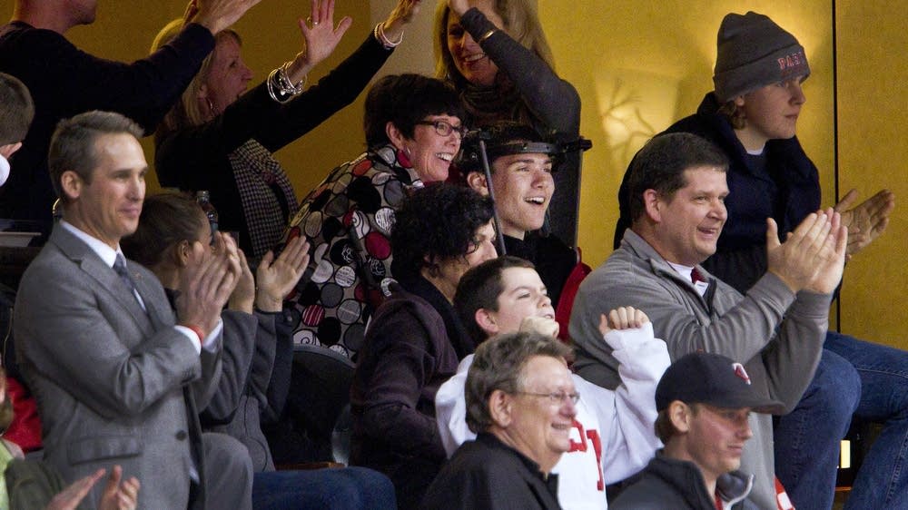 Photos: Jack Jablonski cheers Benilde-St. Margaret's upset over Edina ...