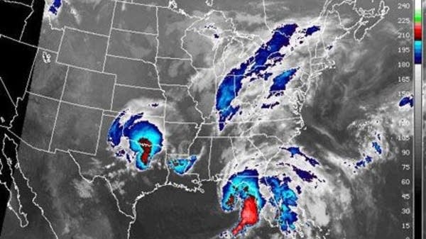 More clouds, light showers here; Tropical Storm Andrea moving inland ...