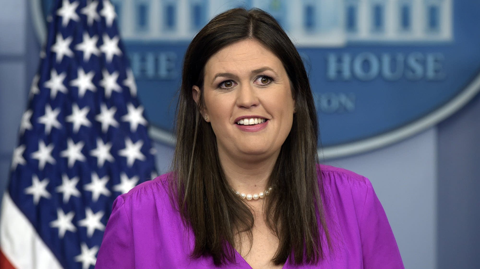 Sarah Huckabee Sanders replaces Spicer as press secretary | MPR News