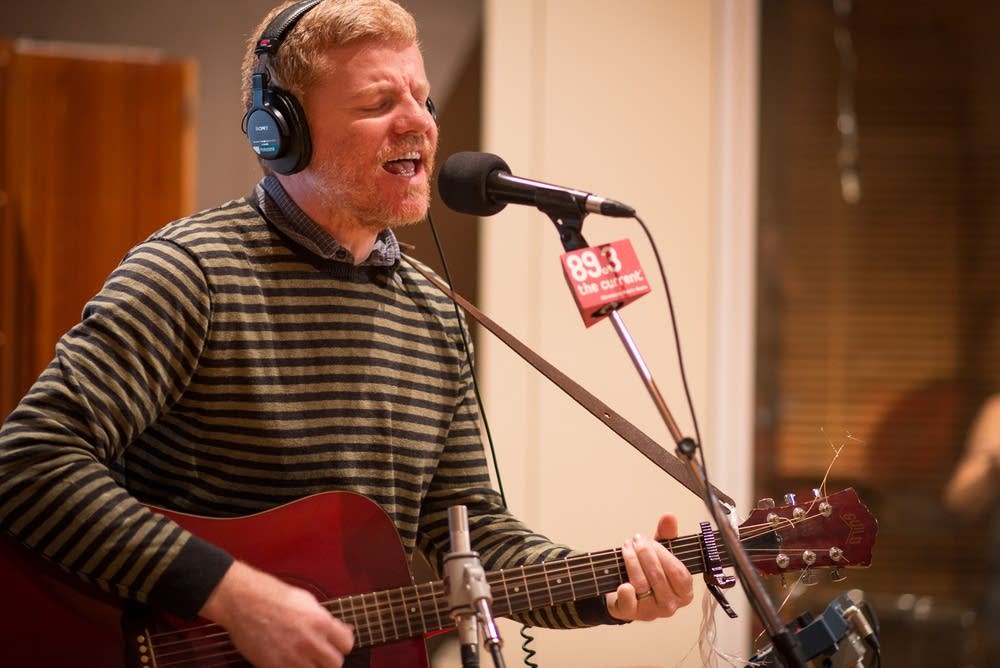 A.C. Newman performs in The Current studio