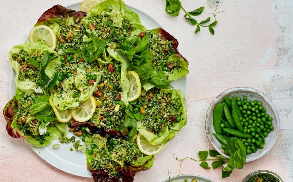 Spring Green Couscous Cups with Kale Pesto | The Splendid Table