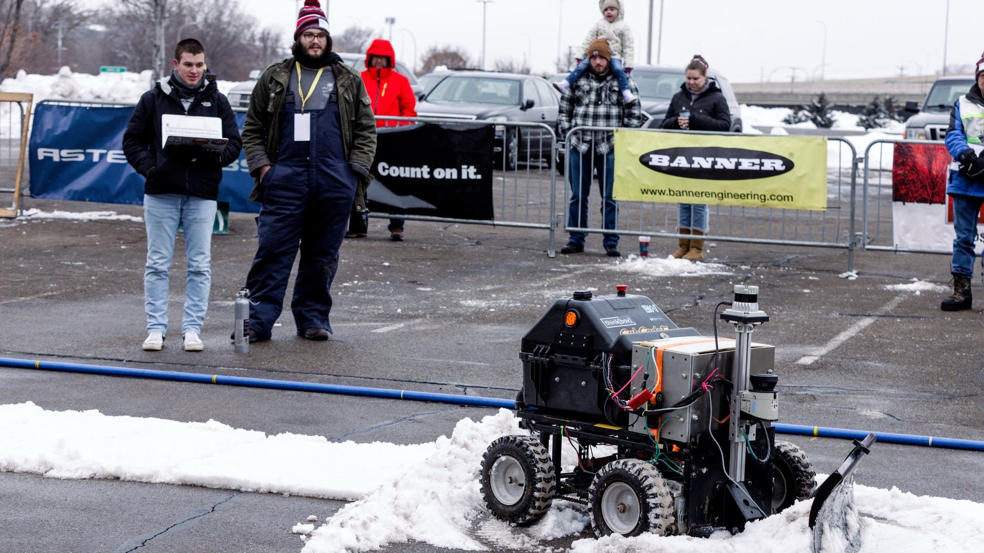 Robot snowplow competition a glimpse of the future | MPR News