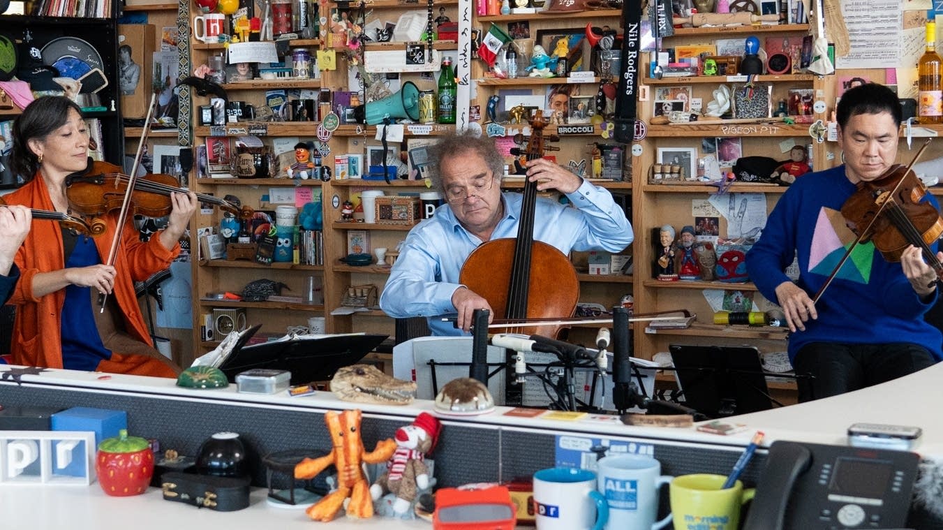Takács Quartet performs a Tiny Desk Concert as part of its 50th ...