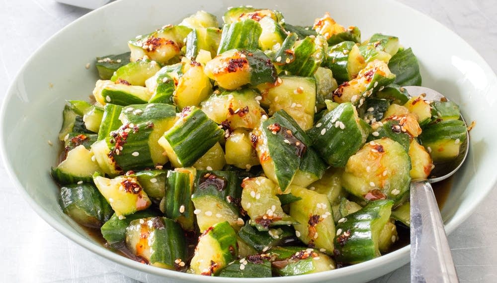 Smashed Cucumbers | The Splendid Table
