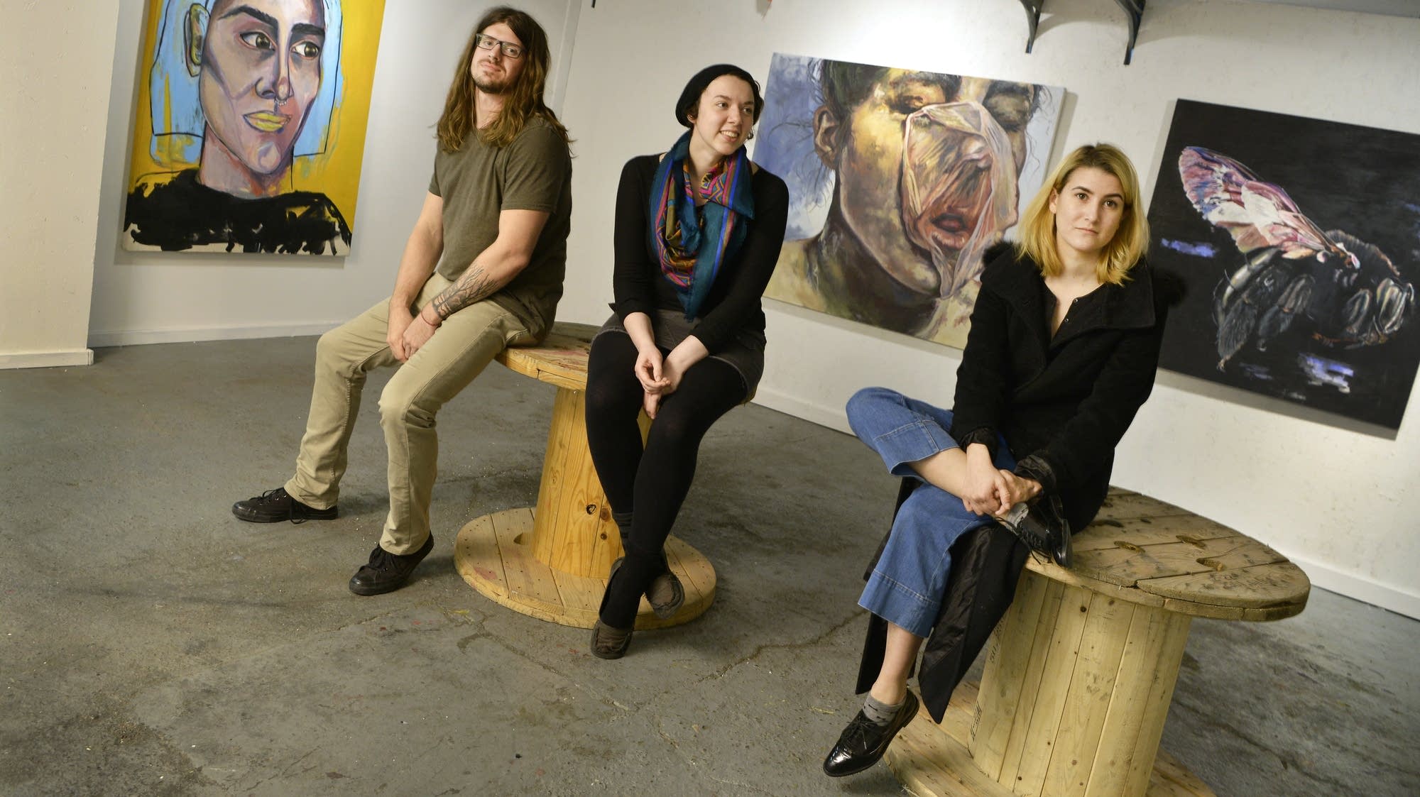 In the garage: Art students create their own space | MPR News