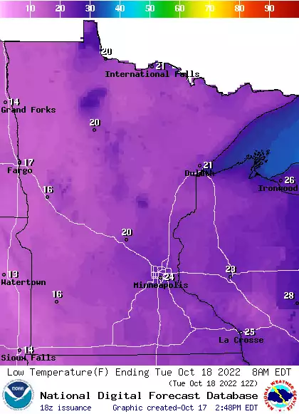 Hard freeze: Minnesota headed for coldest night in 6 months | MPR News
