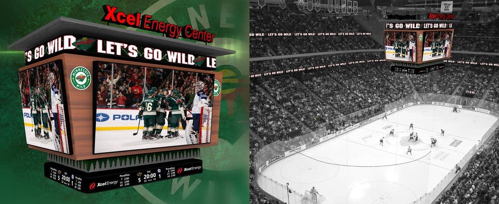 New scoreboard for Wild | MPR News