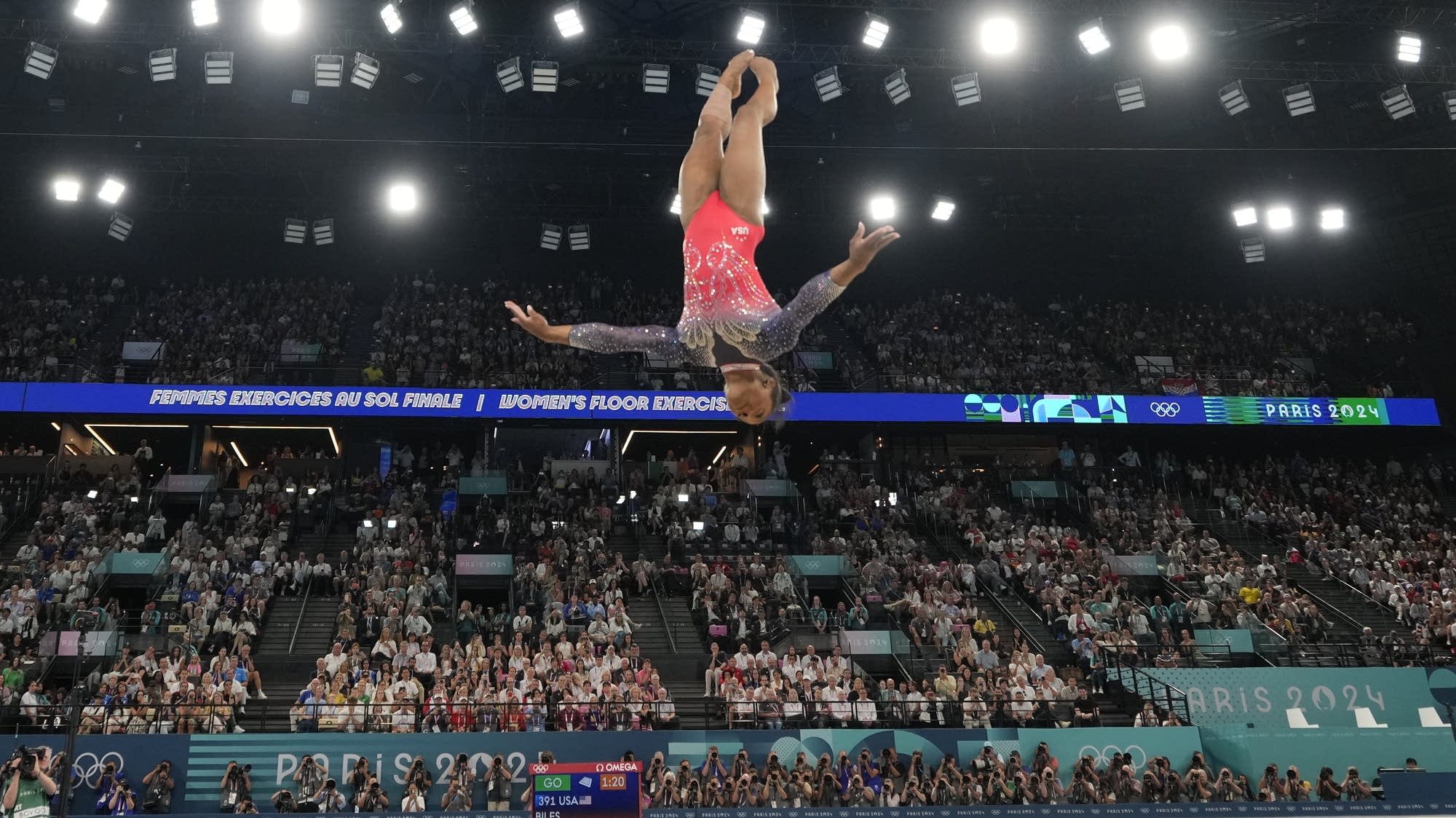 Simone Biles finishes off her return to the Olympics with a silver on ...