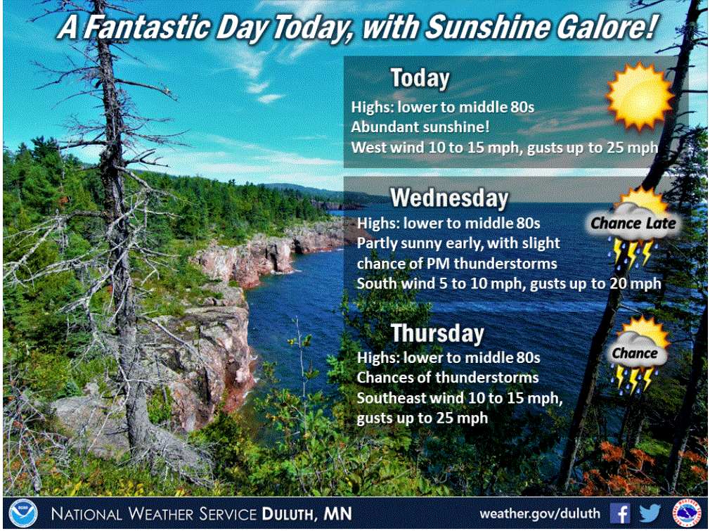 Warm, dry sunshine Tuesday; unsettled beginning Wednesday | MPR News