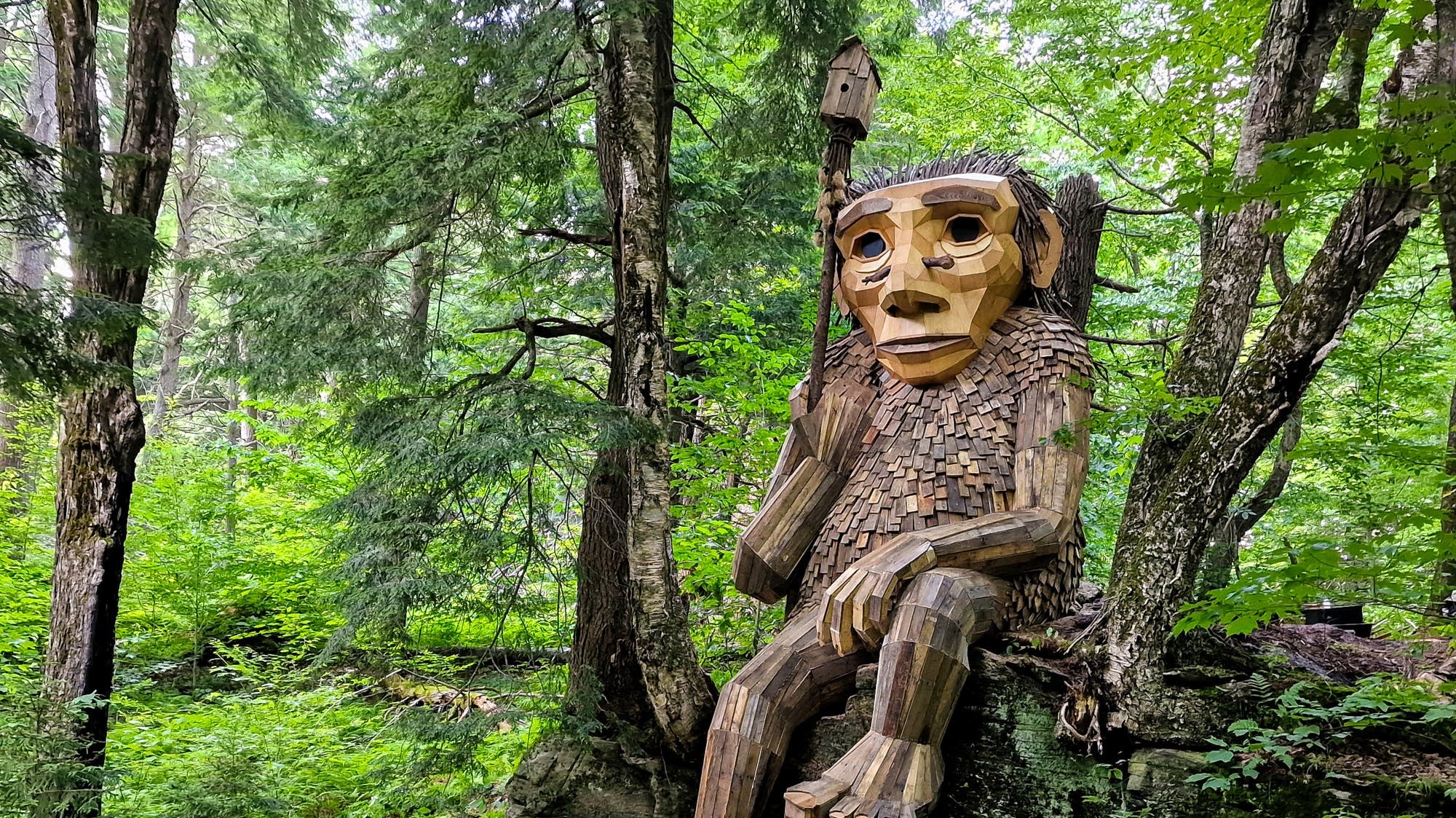 Trolls in the northern Minnesota woods with a message | MPR News
