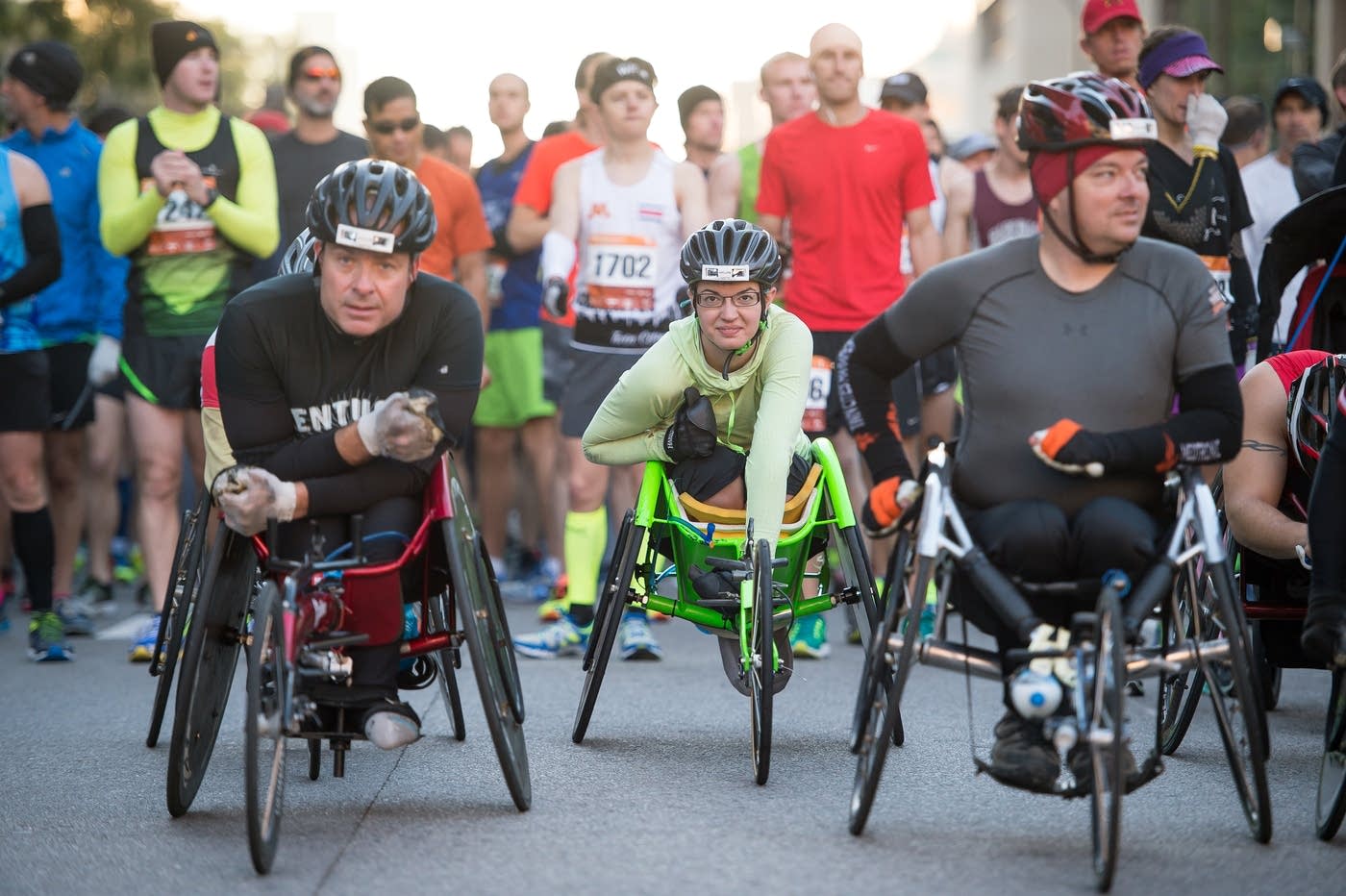 Photos: Record-breaking marathon finish by Dominic Ondoro | MPR News