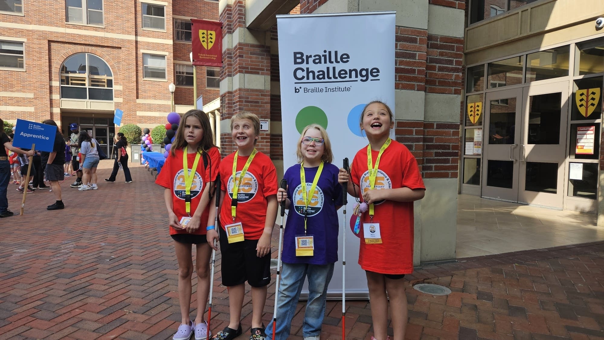 Minnesota sends delegation of students to Braille Challenge for first ...