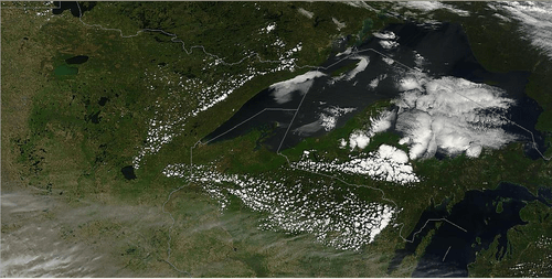 Lake Superior “lake breeze” visible from space | MPR News