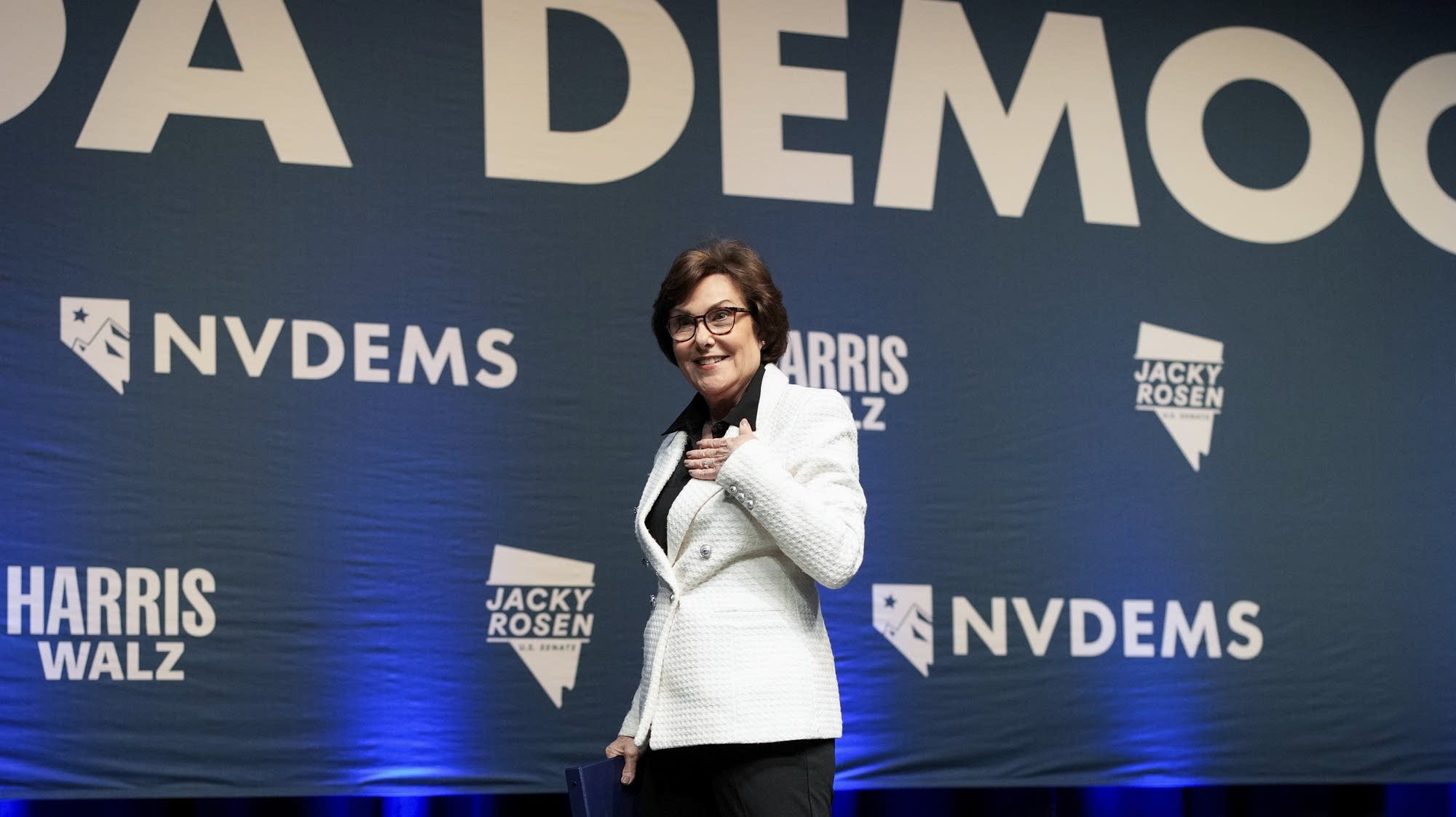 Democratic U.S. Sen. Jacky Rosen is reelected in Nevada, securing ...