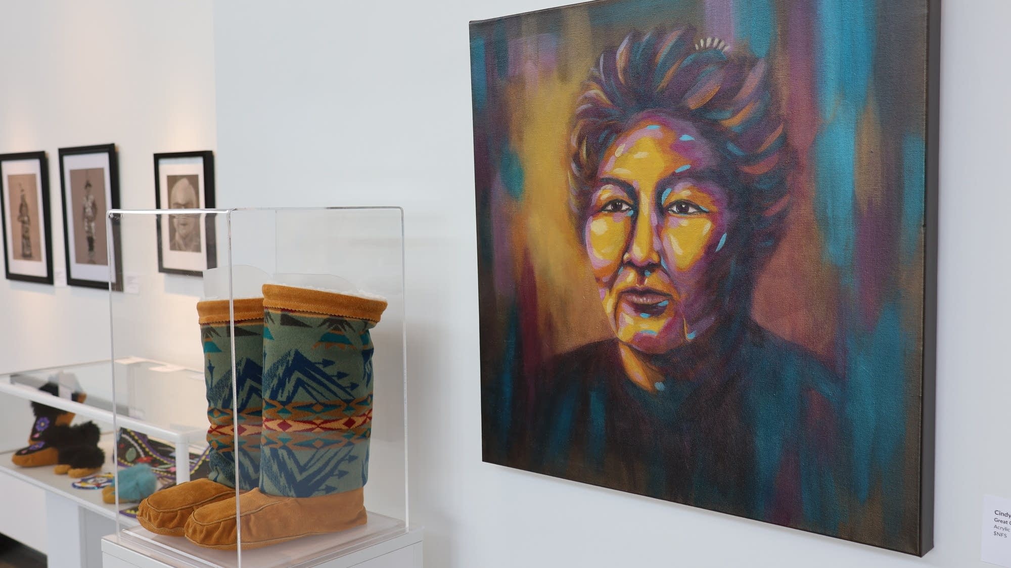 Ojibwe artist Cindy Godin Hamilton new solo show | MPR News