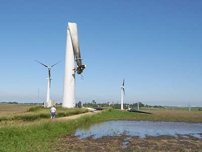 Thunderstorm damages wind turbines in Lincoln County | MPR News