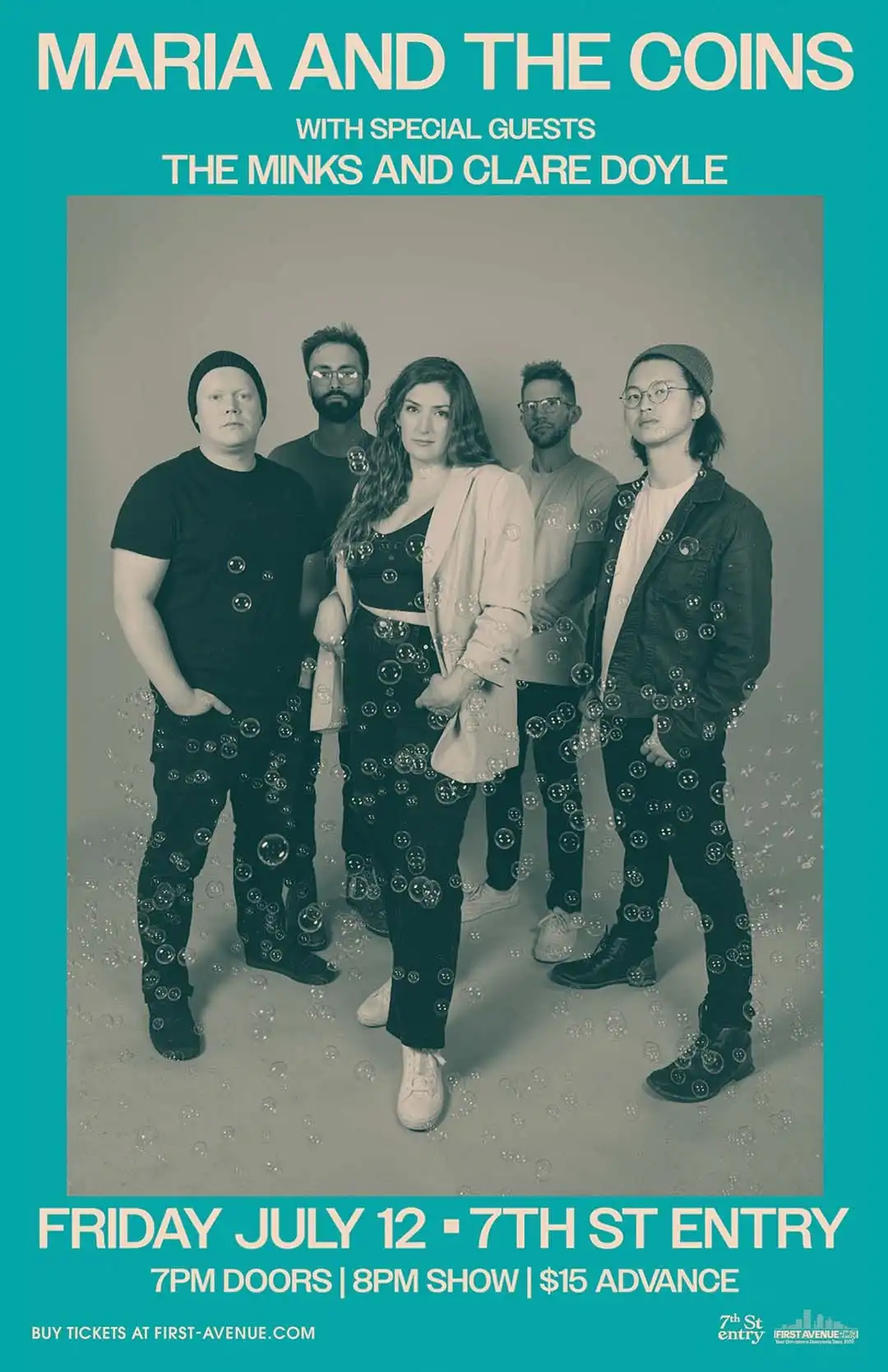 Maria and the Coins with The Minks and Clare Doyle