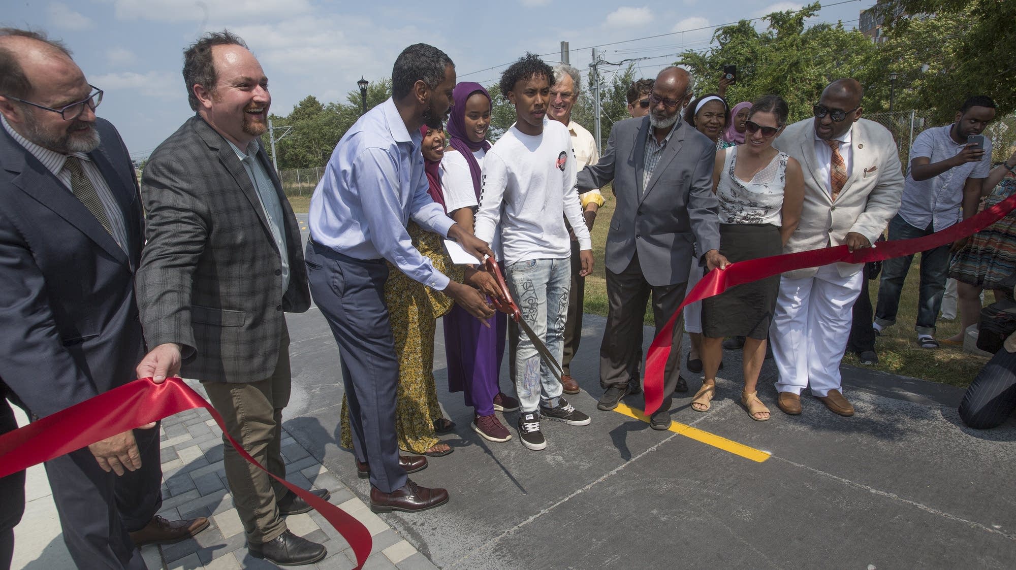 New paved path connects Cedar-Riverside to downtown Mpls. | MPR News