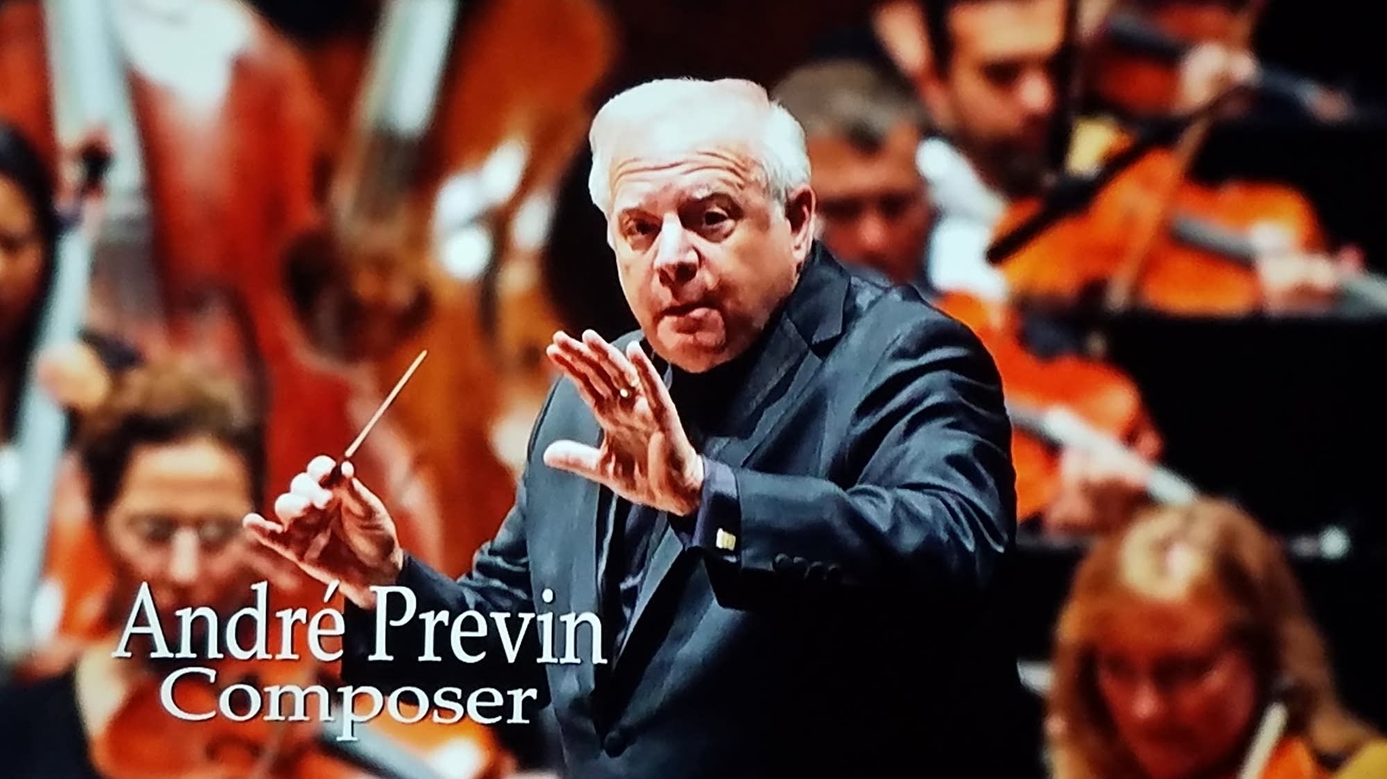 Emmys misidentify the much-alive Leonard Slatkin as Andre Previn during ...