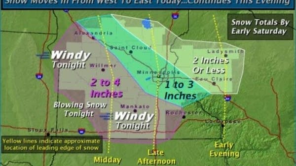 Snowy Friday evening | MPR News