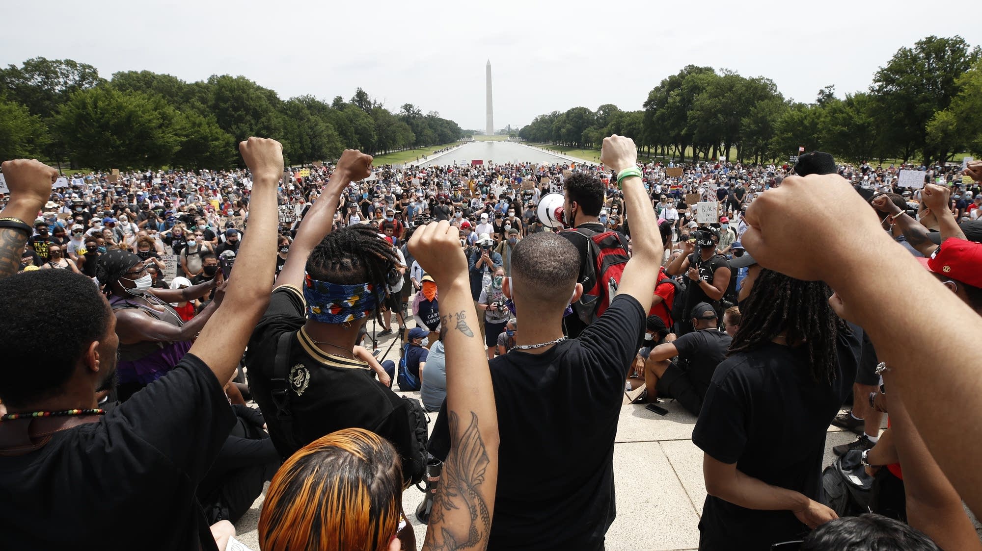 Protesters pour into DC for city's largest demonstration yet | MPR News