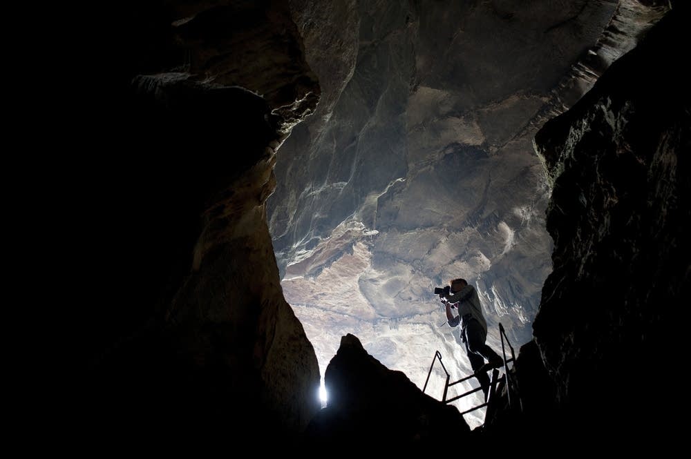 Cavers explore upside-down Everests | MPR News