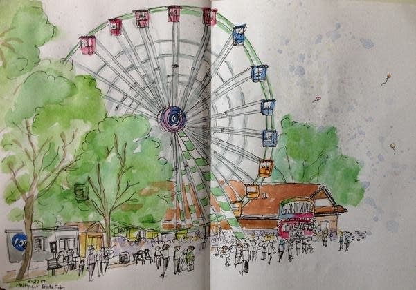 The Minnesota State Fair in sketches | MPR News