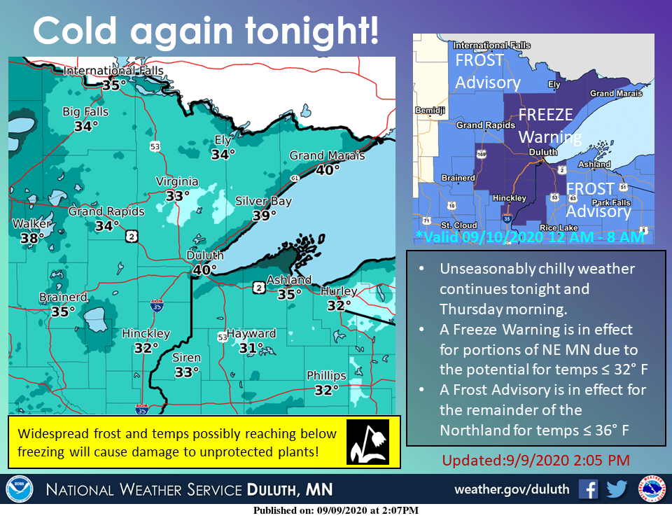Frosty start Thursday, 80 degrees again next week? | MPR News