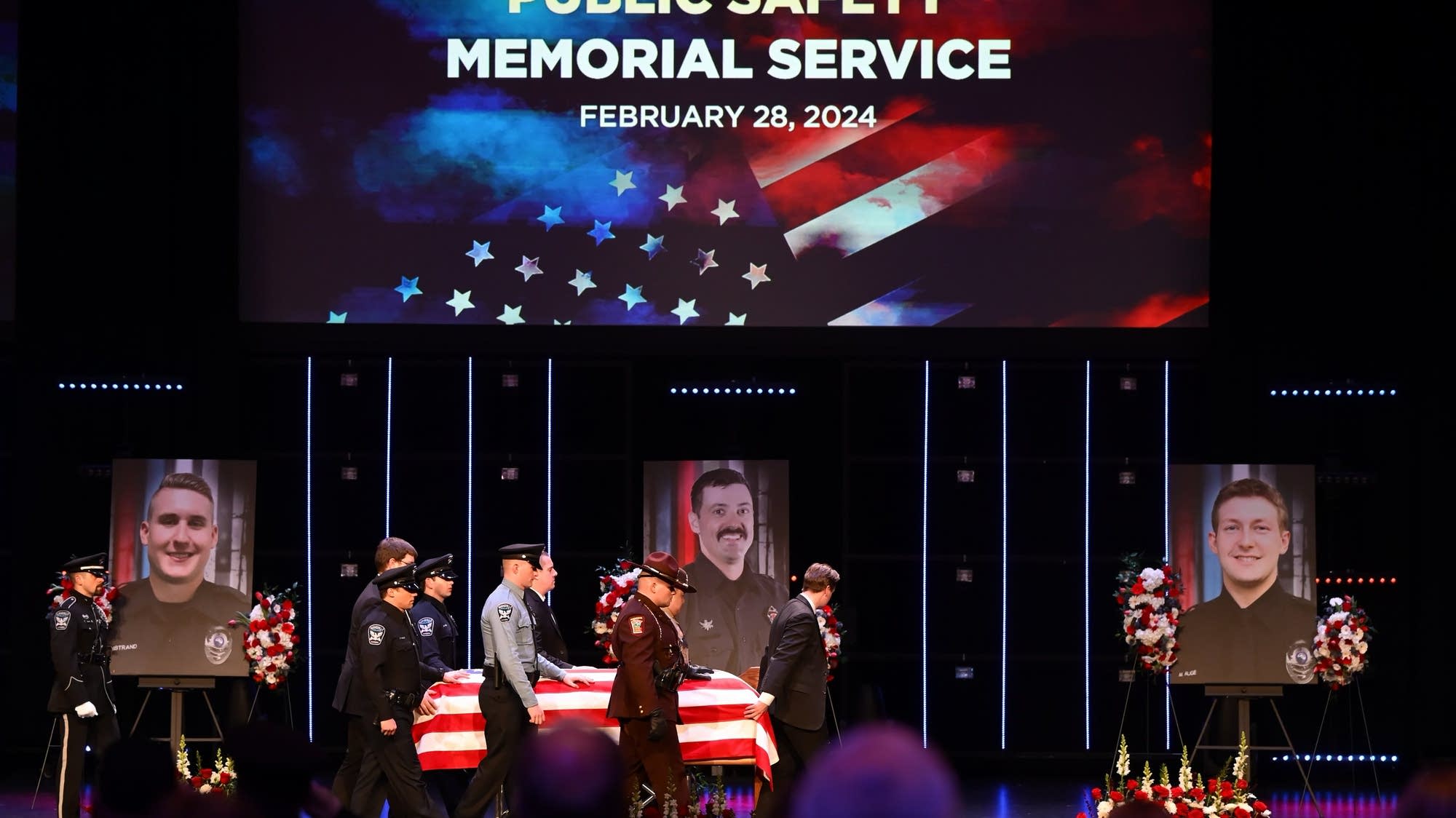 Memorial for Burnsville officers, paramedic hits a nerve with first ...