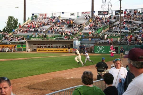 When your minor league baseball team grows up and makes new friends ...