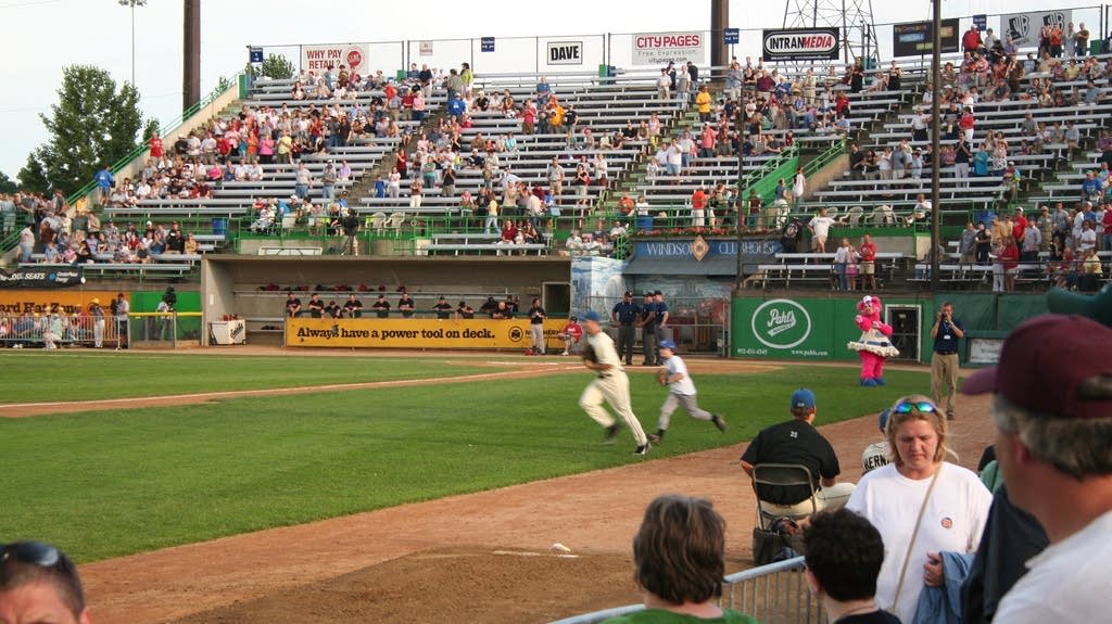 When your minor league baseball team grows up and makes new friends ...