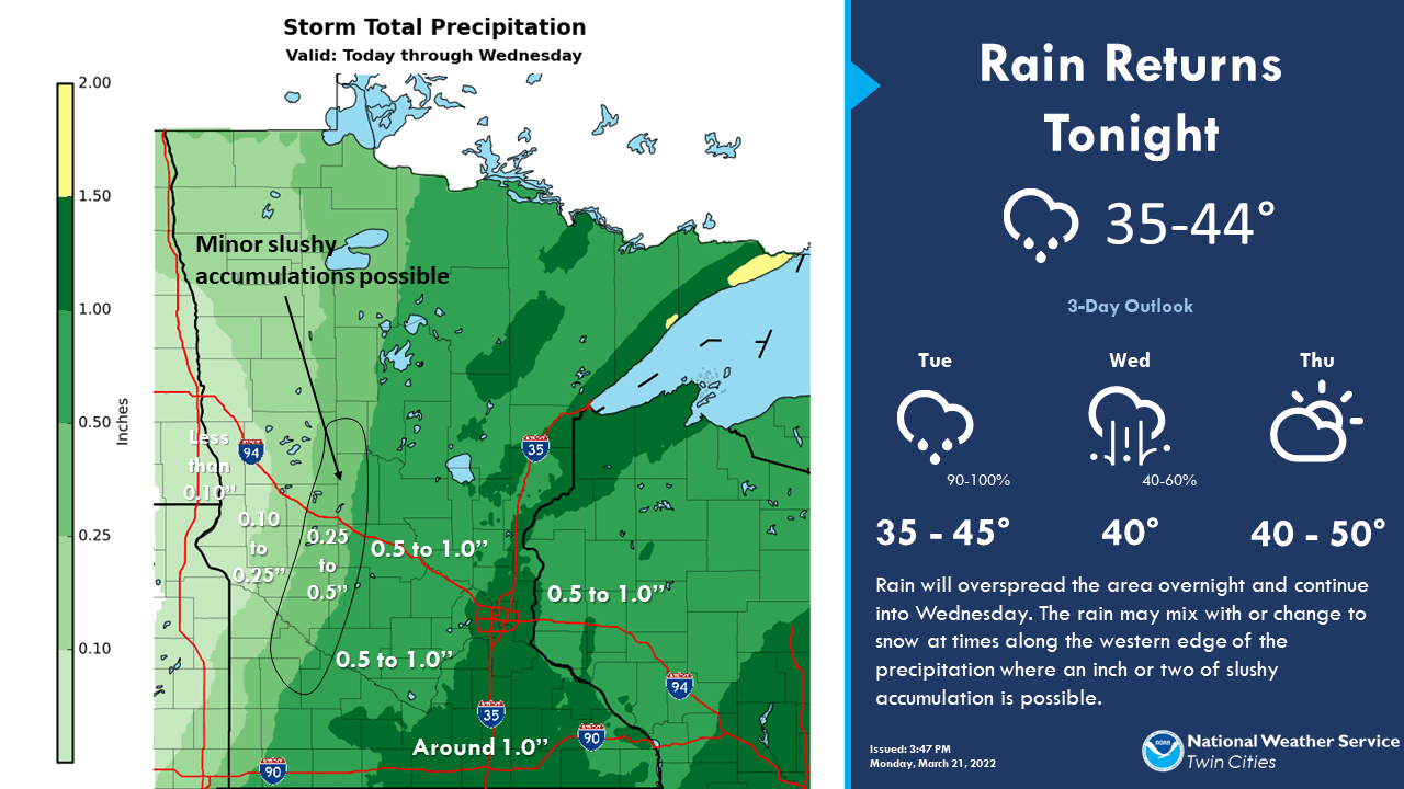 Sloppy spring storm will help ease drought in eastern MInnesota | MPR News