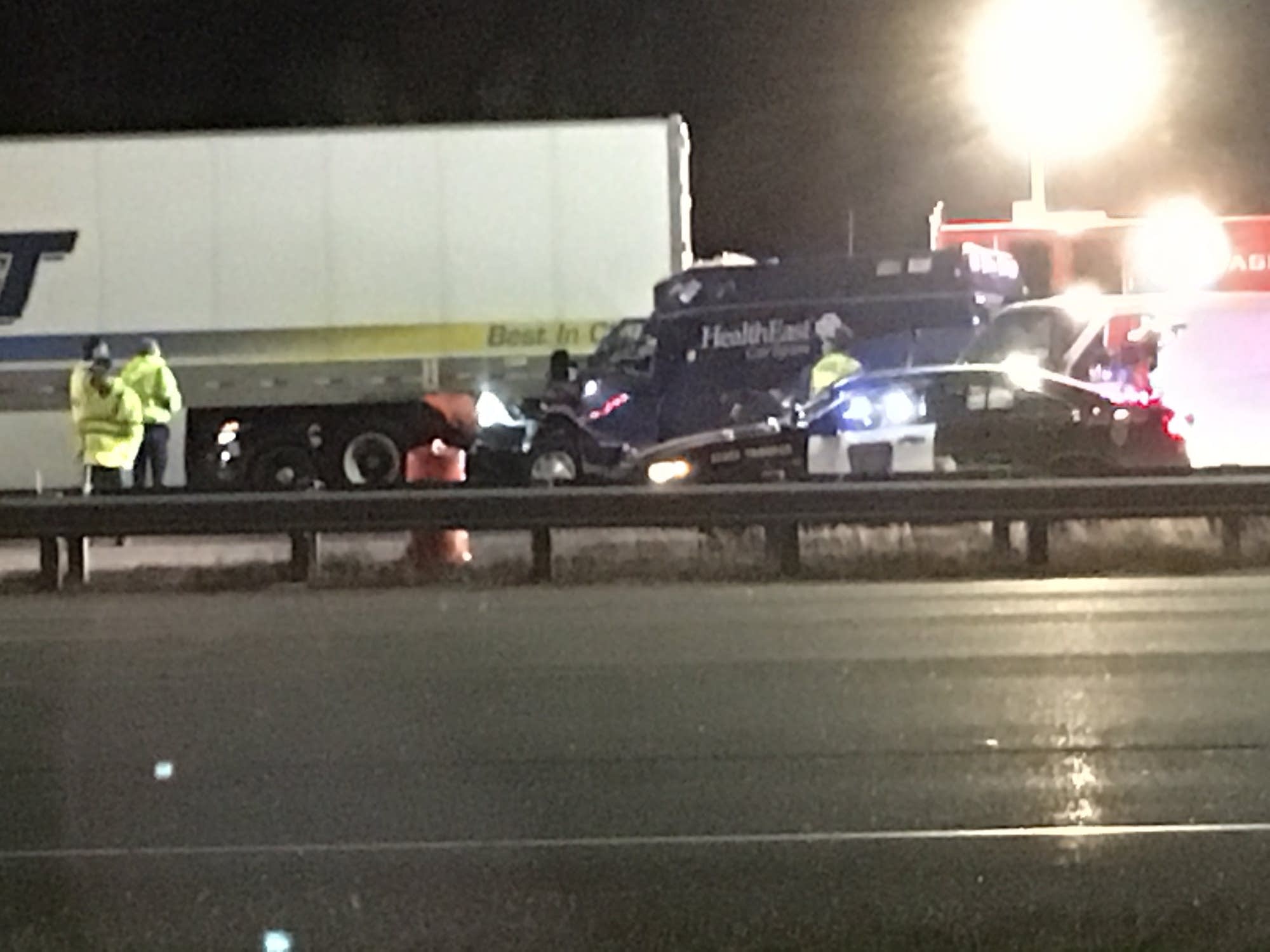 Paramedic dies after ambulance rear-ends stalled semi | Minnesota ...